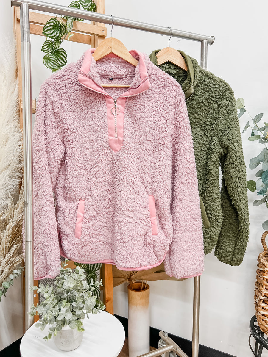 Morgan Cozy Quarter Zip Sweater – Sweeties Fashion