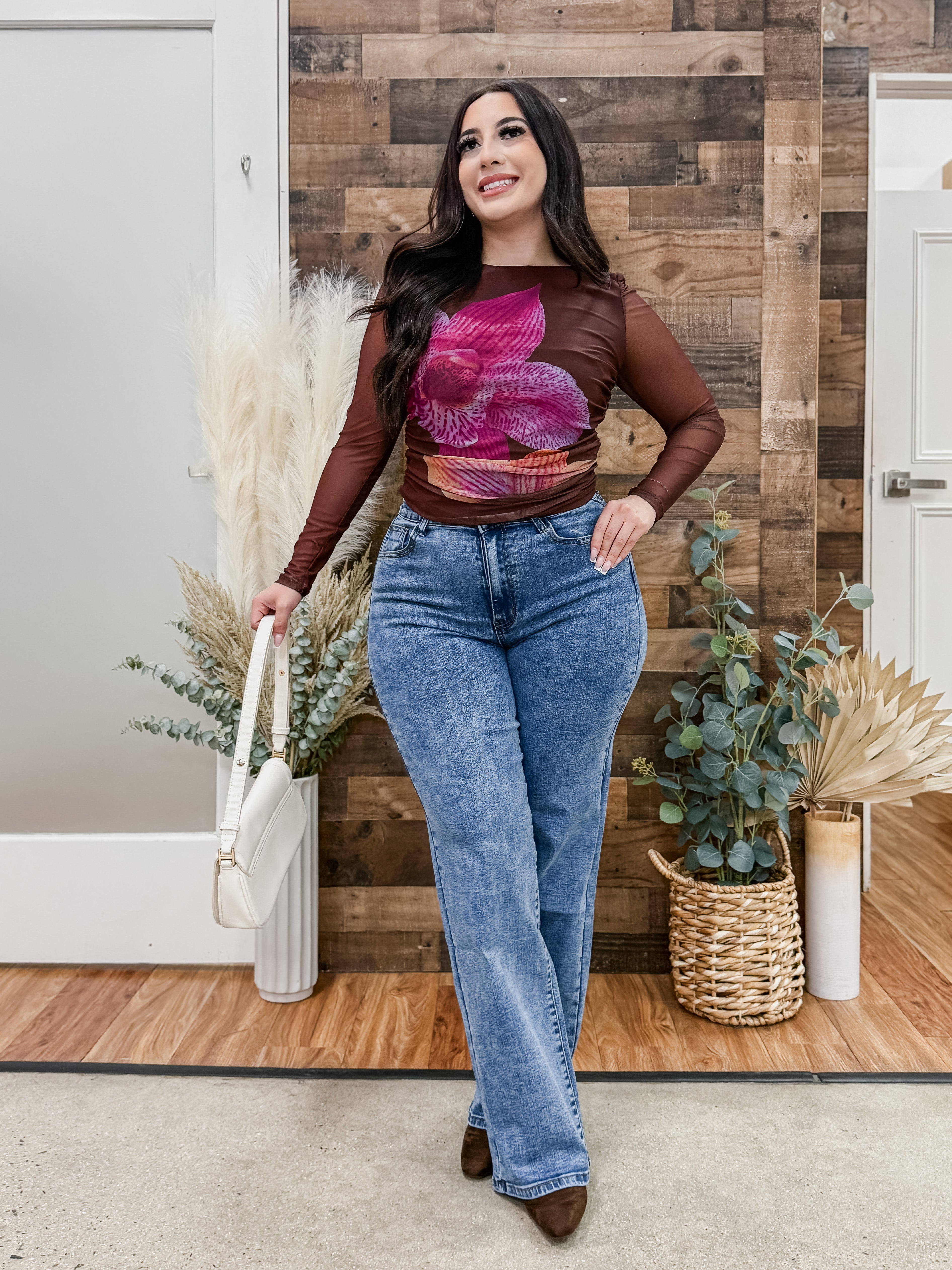 Gabrielle Vintage Wash Stretch Jeans – Sweeties Fashion