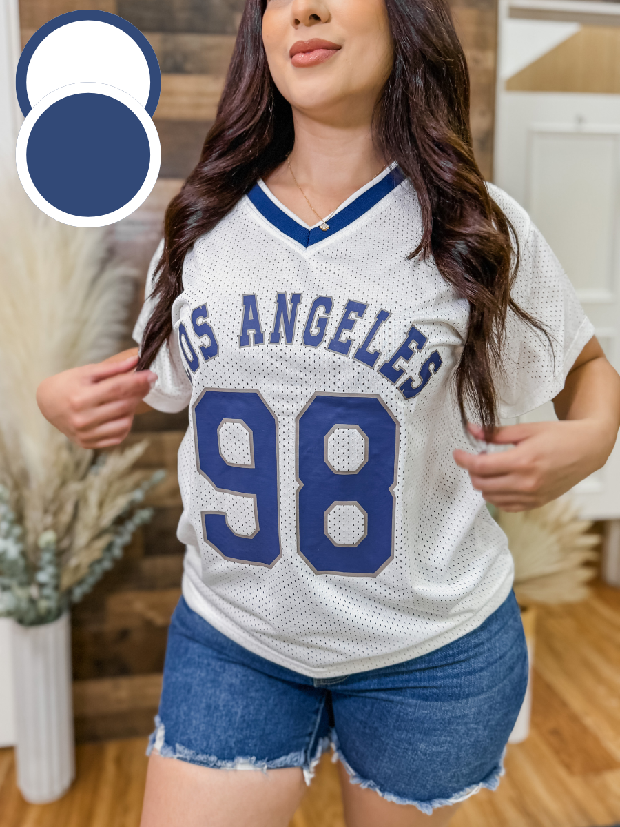 Oversized 98 Los Angeles Jersey – Sweeties Fashion